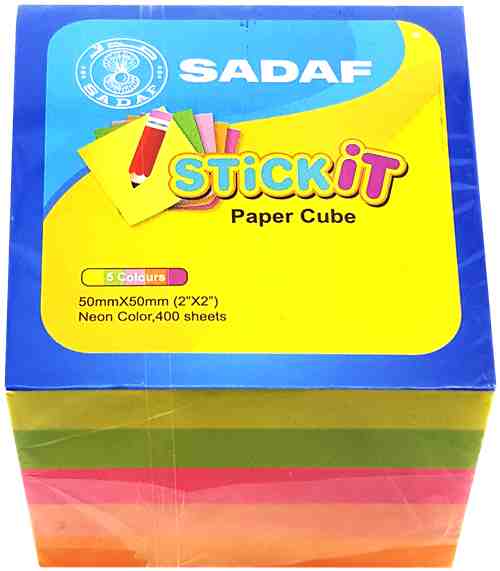 Sadaf Sticky Notes 400sheets 2"x2" – Touch of Art & Craft Materials